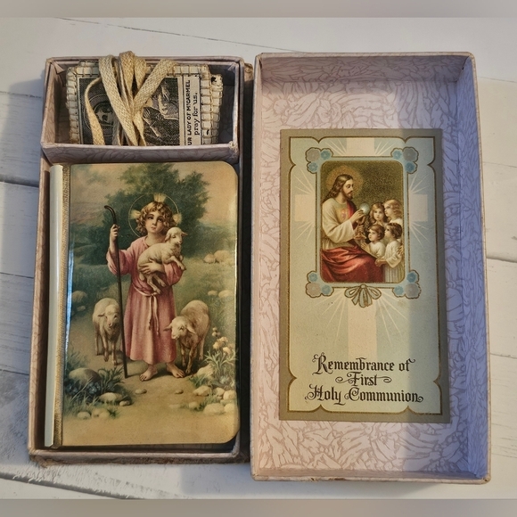 Source Unknown | Other | Vintage First Holy Communion Rememberance ...